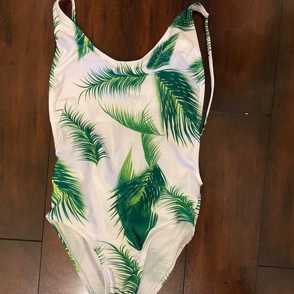 Swim | One Piece Leaf Bathing Suit | Poshmark